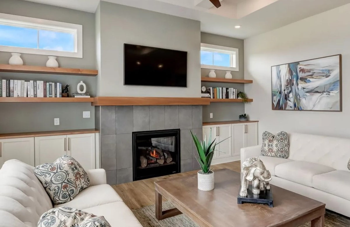 Boxed Mantel with Returns – Korndoerfer Homes Design Studio