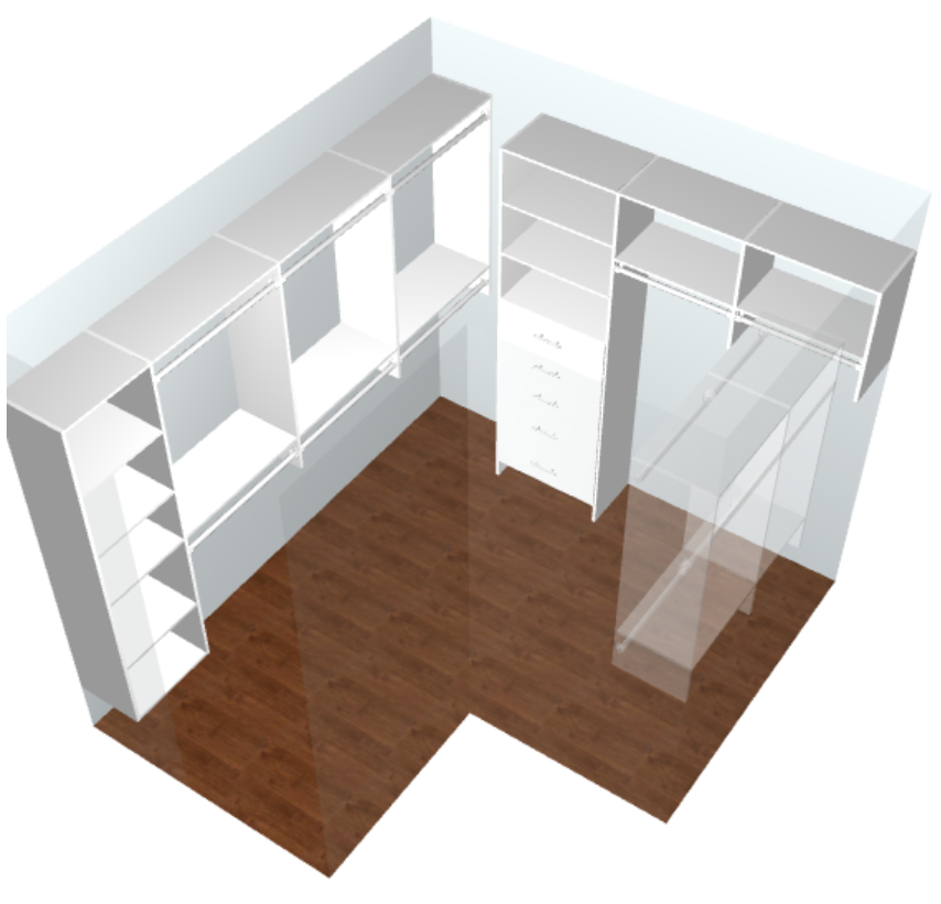 Organized Closet Options-per plan – Korndoerfer Homes Design Studio
