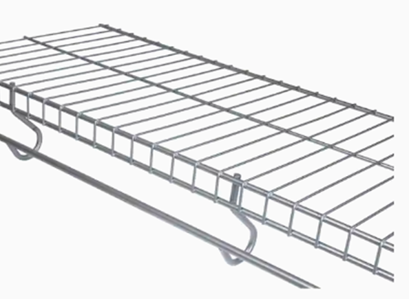Satin Nickel Wire Continuous Rod and Shelf -$$ – Korndoerfer Homes ...